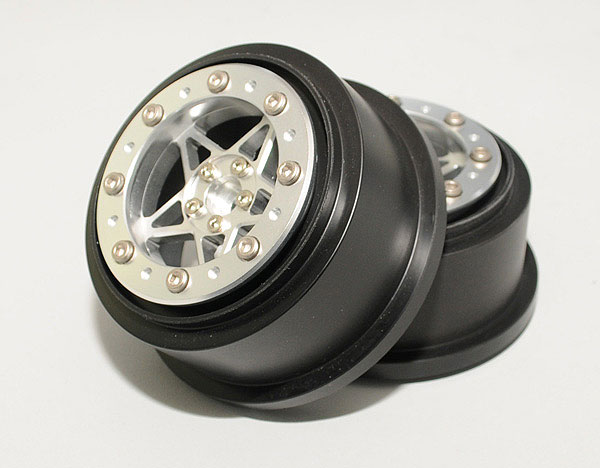 [NEW] Insane Short Course Lightweight Wheels (Silver) Pair